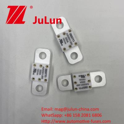 China Energieopslag Keramische autozekeringen A202001-200A 150VDC met nominale spanning Montagemethode SCREW BOLT for sale