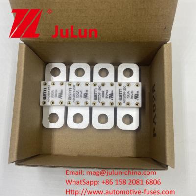 China Elektrische stroom 400A Keramische A202001 125VDC-sluiters met breekcapaciteit 20KA 100-350A Te koop