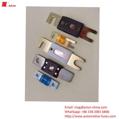 中国 50〜500A 電流電源 自動車用電子回路保護用配件 ファイューズ 銅/セラミック/バケライト材料 販売のため