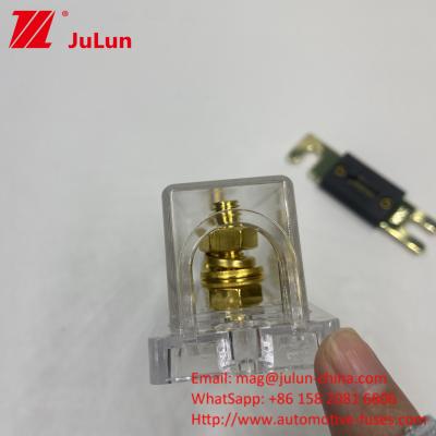 Cina Progettazione antispina del portatore di fusibile ANL trasparente 20A 30A 80A 100A 200A 300A 400A 500A corrente nominale in vendita