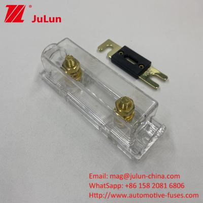 Cina Progettazione antispina del portatore di fusibile ANL trasparente 20A 30A 80A 100A 200A 300A 400A 500A corrente nominale in vendita