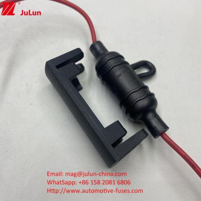 China 10*38mm Cylindrical Fuses Waterproof IP68 Inline Fuse Holder Cover with UL Wire for for sale