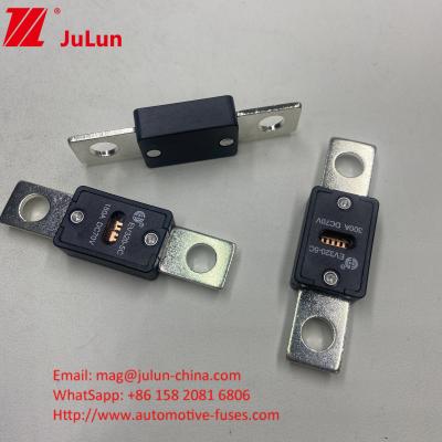 China Distanza di buco di 51 mm EV320*-5X 225A 70VDC Fusibili 68*19*10mm 6KA Capacità di rottura per veicoli di alte prestazioni for sale