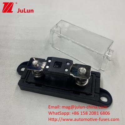China 32V Waterproof Panel Mount ANM Bolt On Fuse Holder Block M8 Thick Base Clear PC Cover For Auto Vehicle Boat for sale