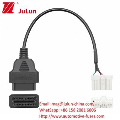 China Tesla Model S/X OBD2 12PIN Car Wiring Harness Diagnostic Conversion Cable for sale
