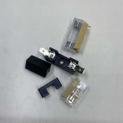 China PCB Fuse Holder Designed for 5*20mm 6*30mm Ceramic on PCB Board Installation Flat Plate Fixation for sale