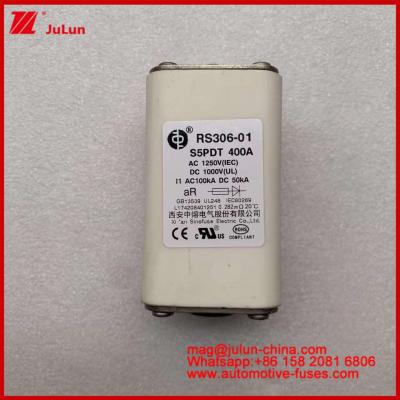 중국 400A AC1250V IEC 100KA DC1000V UL AR 세라믹 평면 자동차 피질 전기 자동차 및 자동차용 회로 보호 판매용