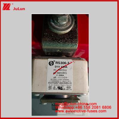 China RS306-3  D1V 630A Square Car Fuses Excellent DC Performance EElectric Vehicle Traction  Caremic Fuse EV Application Electric Vehicle  Traction  AC700V AC690V 200KA for sale