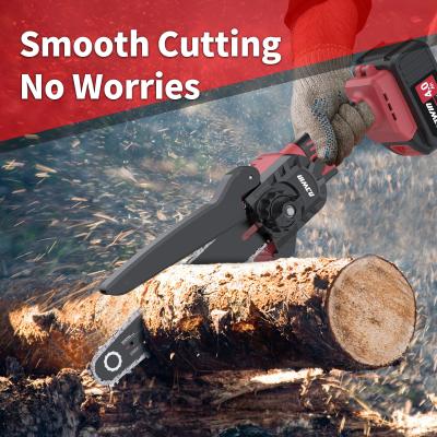 Cina Single Hand Durable 8 Inch Wood Chain Saw Motore elettrico senza fili Alta efficienza di lavoro in vendita