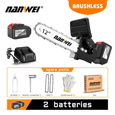 Cina Casa durevole Diy Giardino Legnageria Strumenti elettrici Catena elettrica veloce senza sforzo seghe pollici motore senza spazzola batteria al litio 4/ 6 / 8/ 10 / 12 / 16 in vendita