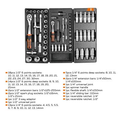 China Herramientas Versátiles Equipos Conjunto de herramientas de pecho Hardware 163pcs Herramientas en venta