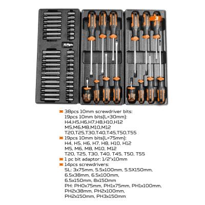 China Herramientas Versátiles Equipos Conjunto de herramientas de pecho Hardware 163pcs Herramientas en venta