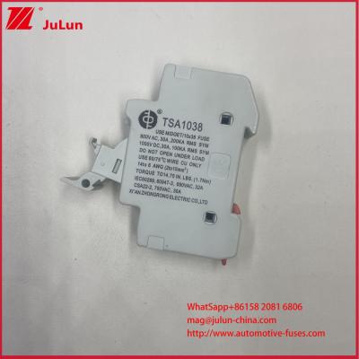 China PV FUSE 10*38mm 30A 1000VDC 6 KV Rated Impulse Withstand Voltage Solar PV Fuse with High Breaking Capacity of 20kA for sale