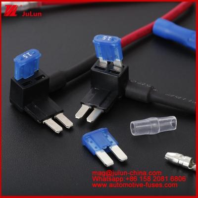 China Porta-fusível de carro tamanho MINI PEQUENO MÉDIO 12V Adaptador TAP Add-A-Circuit Micro2/M2 Car Add A Circuit Fuse Tap Adapter 16AWG 17-18cm Fusíveis Porta-fusíveis Componentes para Automóveis à venda