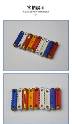 China Automotive torpedo fuse box with torpedo-shaped Eastern European fuse 2A 6A 8A 16A 20A 40A 60A  32V 6*25mm good quality for sale