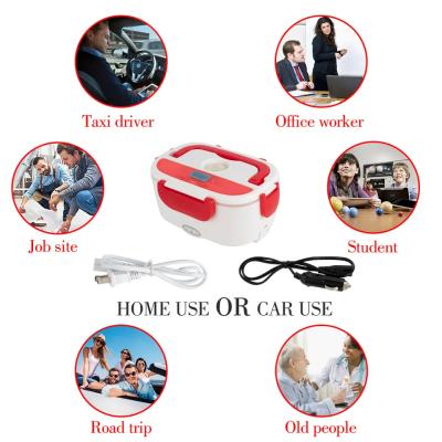 Cina 2 in 1 Scatola da pranzo elettrica riscaldata Car Home Contenitore alimentare portatile in vendita
