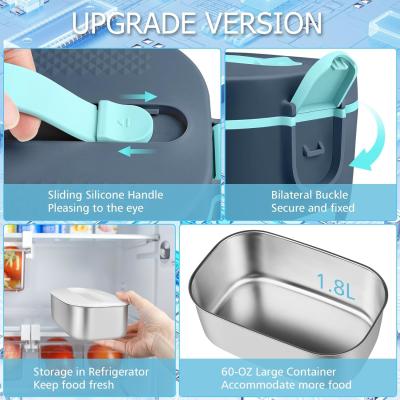 China 1.8L Electric Food Warmer Lunch Box 5 In 1 Portable Voltage 110v for sale