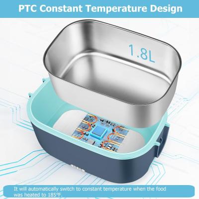 China 1.8L Electric Food Warmer Lunch Box 5 In 1 Portable Voltage 110v for sale