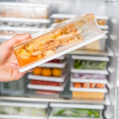 China Stackable Plastic Lunch Containers Sturdy Plastic Lunch Box Set for sale