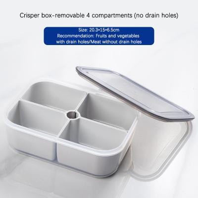 Chine Plastique 3 compartiments conteneurs de déjeuner OEM conteneur alimentaire congélateur à vendre
