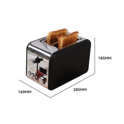 Cina 4 fette Assistenza Cucina Tostatore Rectangolo anti combustione a secco 304 in acciaio inossidabile in vendita