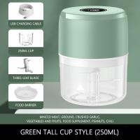China Plastic Electric Garlic Crusher Wireless Mini Capacity 100ml for sale