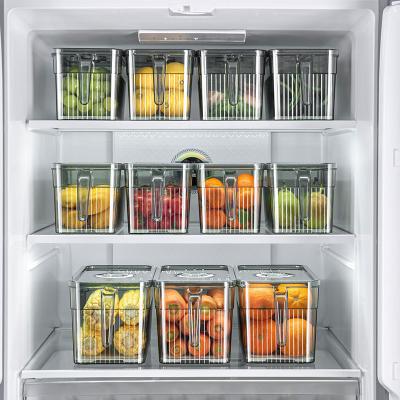 China 3L Plastic Lunchable Containers Time Keeping ODM Refrigerator Storage Containers for sale