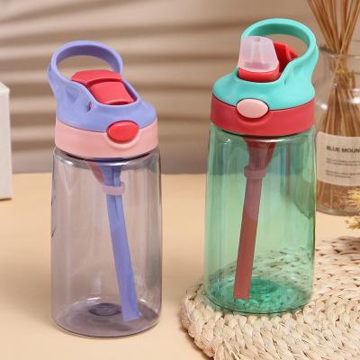 China 480ml Reusable Water Bottle Odorless  BPA Free Reusable Cup With Straw for sale