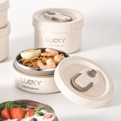 Cina Scatola da pranzo Bento metallica a prova di perdite con sigillatura e ventilazione indipendenti in vendita