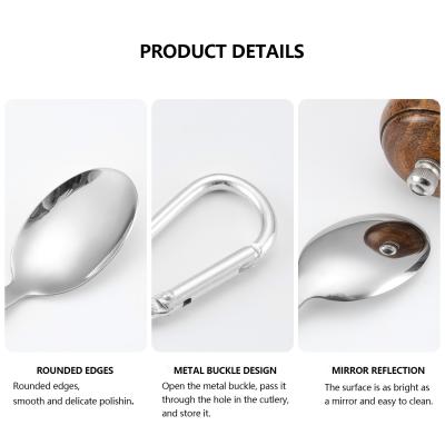 Cina Set di posate in acciaio inossidabile leggero e resistente per cucina all'aperto in vendita