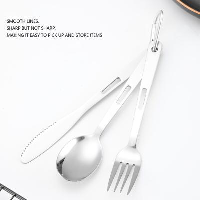 Cina Set di posate in acciaio inossidabile leggero e resistente per cucina all'aperto in vendita