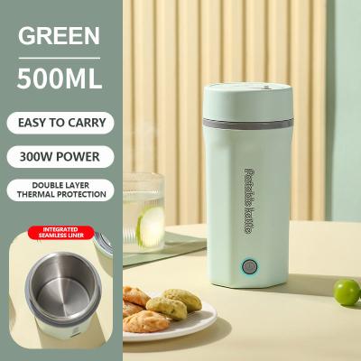 중국 전기 뜨거운 물 컵 500ML/18Oz 작은 전기 난방 자동 종료 304 스테인레스 스틸 판매용
