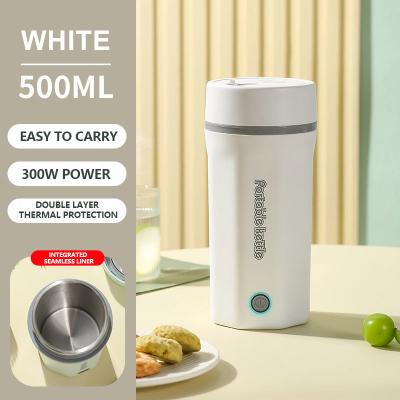 중국 전기 뜨거운 물 컵 500ML/18Oz 작은 전기 난방 자동 종료 304 스테인레스 스틸 판매용