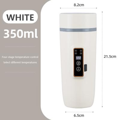 Cina Coppa d'acqua portatile 12V/24V Smart Display per auto camion acciaio inossidabile 350ml in vendita