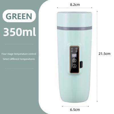 Cina Coppa d'acqua portatile 12V/24V Smart Display per auto camion acciaio inossidabile 350ml in vendita
