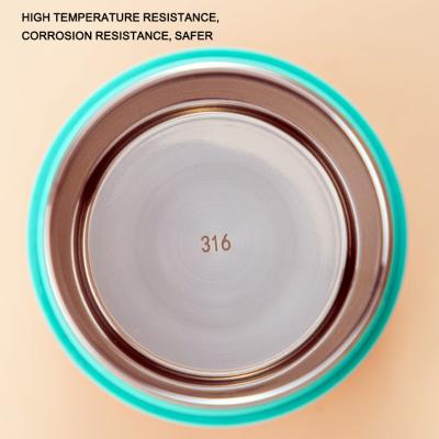 Cina Cassa da pranzo Bento in metallo 316 in acciaio inossidabile 710 ml Termo Sopa a doppio strato in vendita