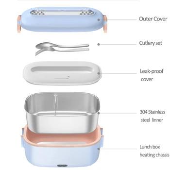 China 1.8L Leak Proof Stainless Steel Lunch Containers 5 In 1 70W Customization for sale