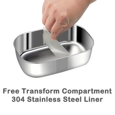 China 1.8L Leak Proof Stainless Steel Lunch Containers 5 In 1 70W Customization for sale