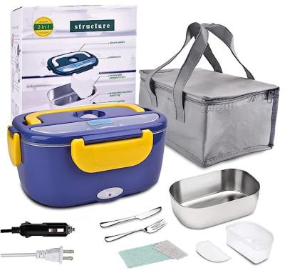 China 304 roestvrij staal verwarmd lunchdoosje 1,5L capaciteit voor drukke professionals / veilig schoonmaken Te koop