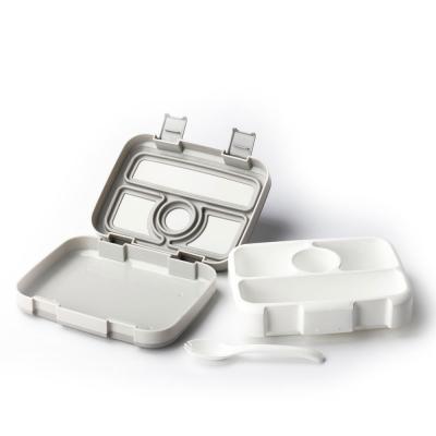Cina Eco-Friendly Sostenibile Lavatrice di piatti in plastica sicura Bento Lunch Box Con Quattro Compartimenti Separati BPA Free in vendita