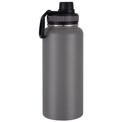 China Personalized Spill Proof Thermos Cup for Hot and Cold Beverages Grey for sale