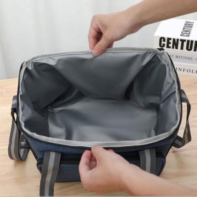 Cina Sacchetti da pranzo isolati personalizzabili per la conservazione degli alimenti a prova di perdite 15L Blu in vendita