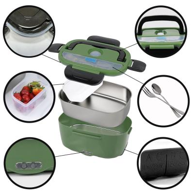 Cina Scatole elettriche per il pranzo riscaldatore alimentare 3 in 1 scatole da pranzo ultra veloci riscaldate per adulti 60W in vendita