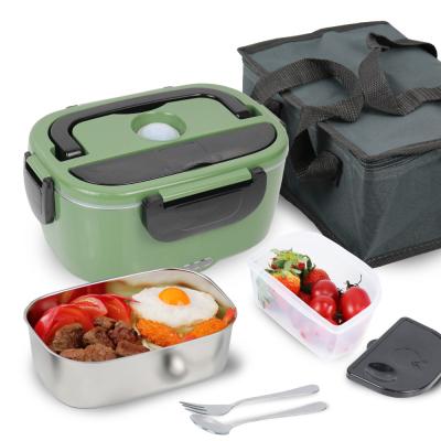 China Scatola da pranzo elettrica in acciaio inossidabile da 60W impermeabile e resistente al calore per riscaldare facilmente i pasti for sale