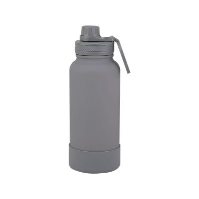 China Spill / Leak Proof Portable Coffee Tumbler With Vacuum Insulation Grey for sale