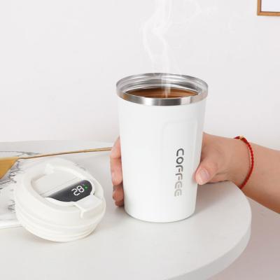 China 304 Stainless Steel Reusable Thermos Cup with Spill/Vacuum Insulation Smart Display for sale