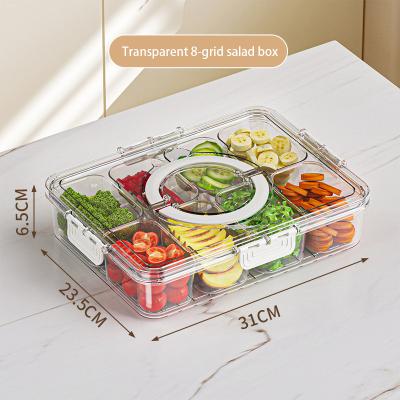 Cina Scatola di plastica trasparente a 8 parti Scatola di rifornimento Scatola di assicurazione Contenitore Scatola frigorifero Fresco in vendita
