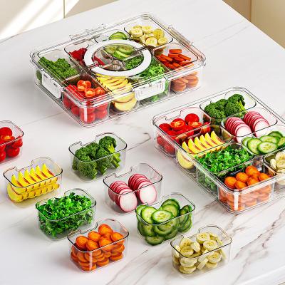 Cina Scatola di plastica trasparente a 8 parti Scatola di rifornimento Scatola di assicurazione Contenitore Scatola frigorifero Fresco in vendita