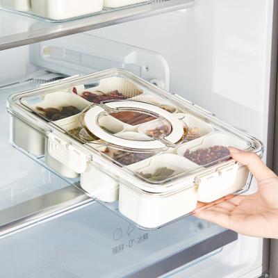 Cina Scatola di plastica a 8 parti scatola da pranzo scatola di deposito scatola di assicurazione contenitore scatola frigorifero conservazione fresca in vendita