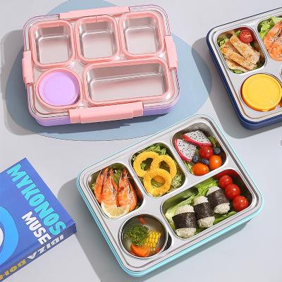 Chine Boîte à manger métallique étanche à fuite Contenant alimentaire durable 1400ml 50ml Capacité à vendre